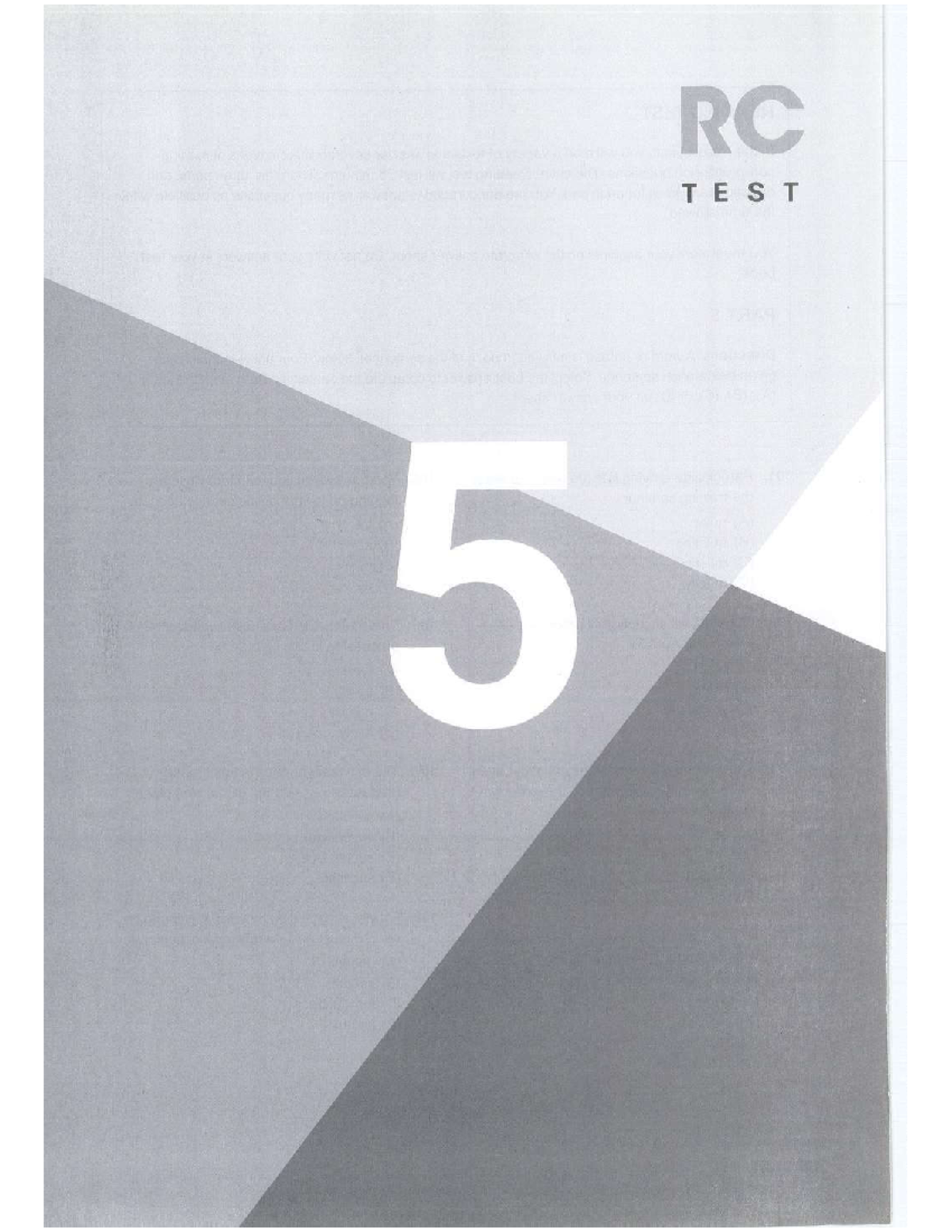 TÃ M - TEST 5 RC - đề thi - Faculty of English Linguistics and ...