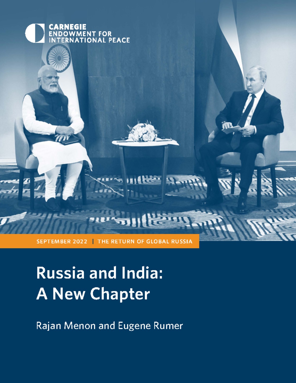 Menon Rumor - Russia India Carnegie 2022 - Russia and India: A New ...