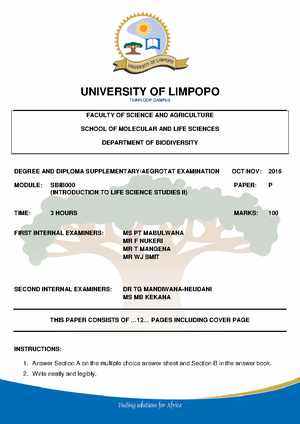 Life Sciences Grade 12 Survival Kit Paper 1 - CAPE WINELANDS EDUCATION ...