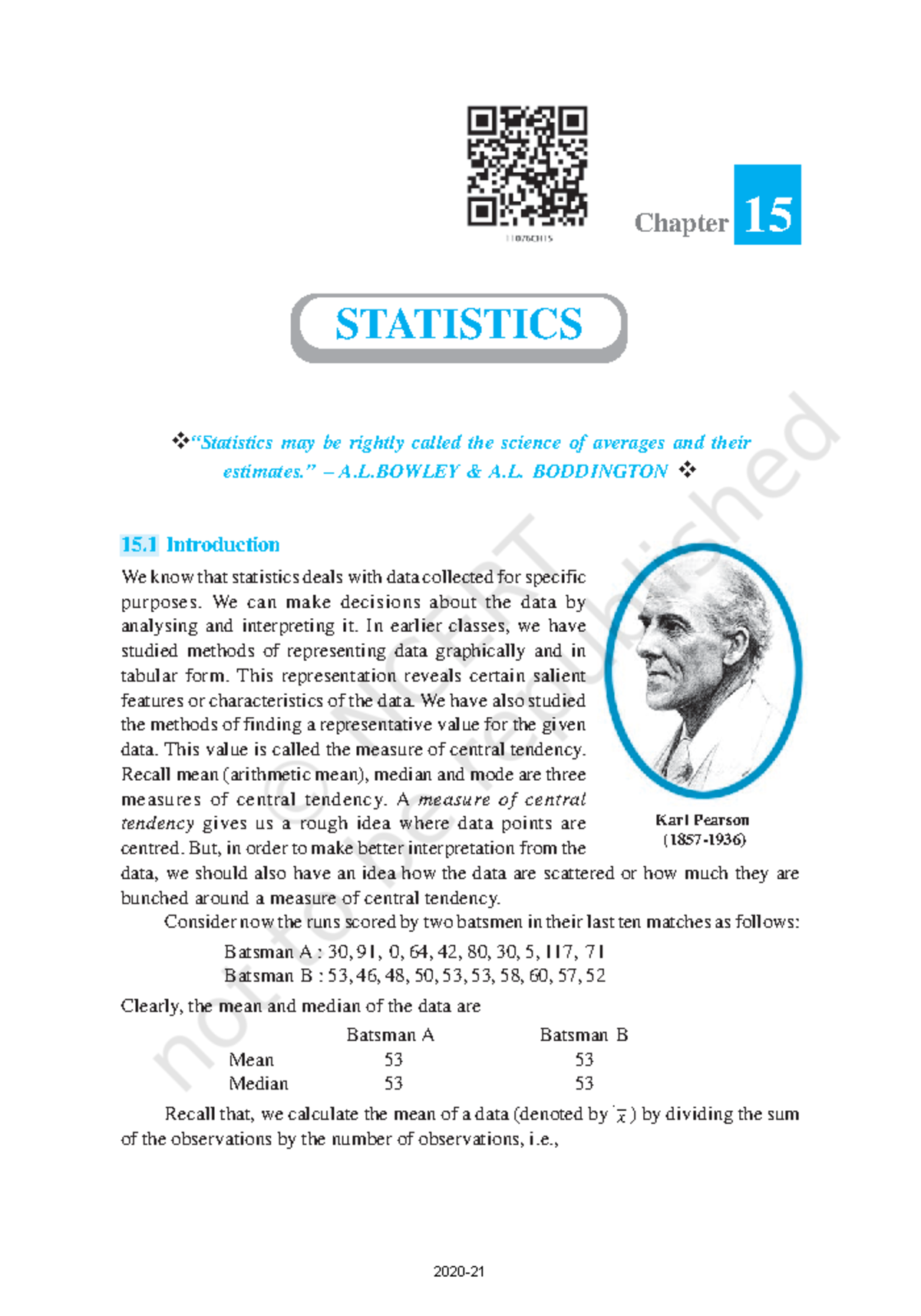 Class 11 statistics - v “Statistics may be rightly called the science ...