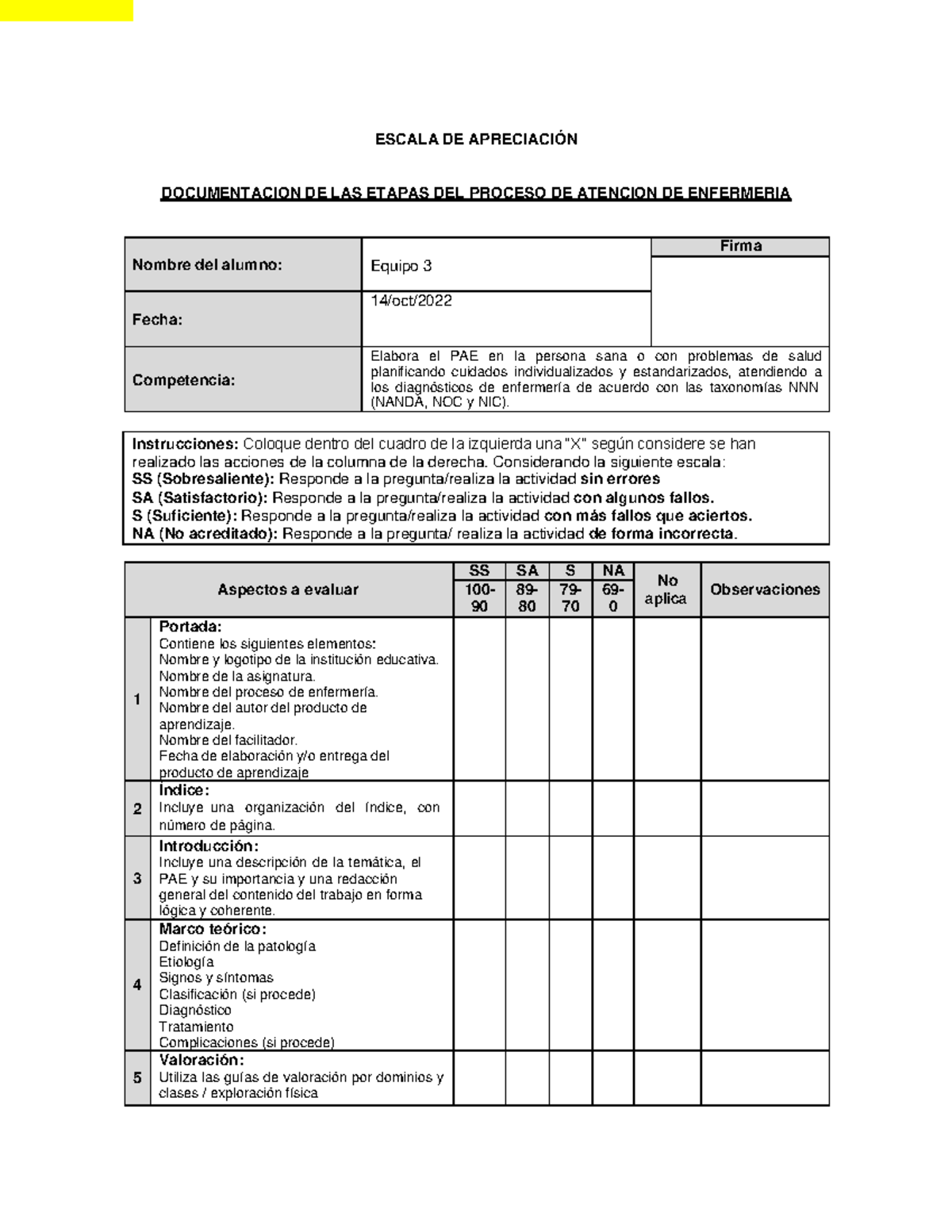 AS MA Bronquial PAE - asma - Instrucciones: Coloque dentro del cuadro ...