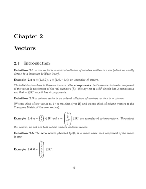Chapter 4 - Lecture notes 4 - Chapter 4 Eigenvalues & Eigenvectors 4 ...
