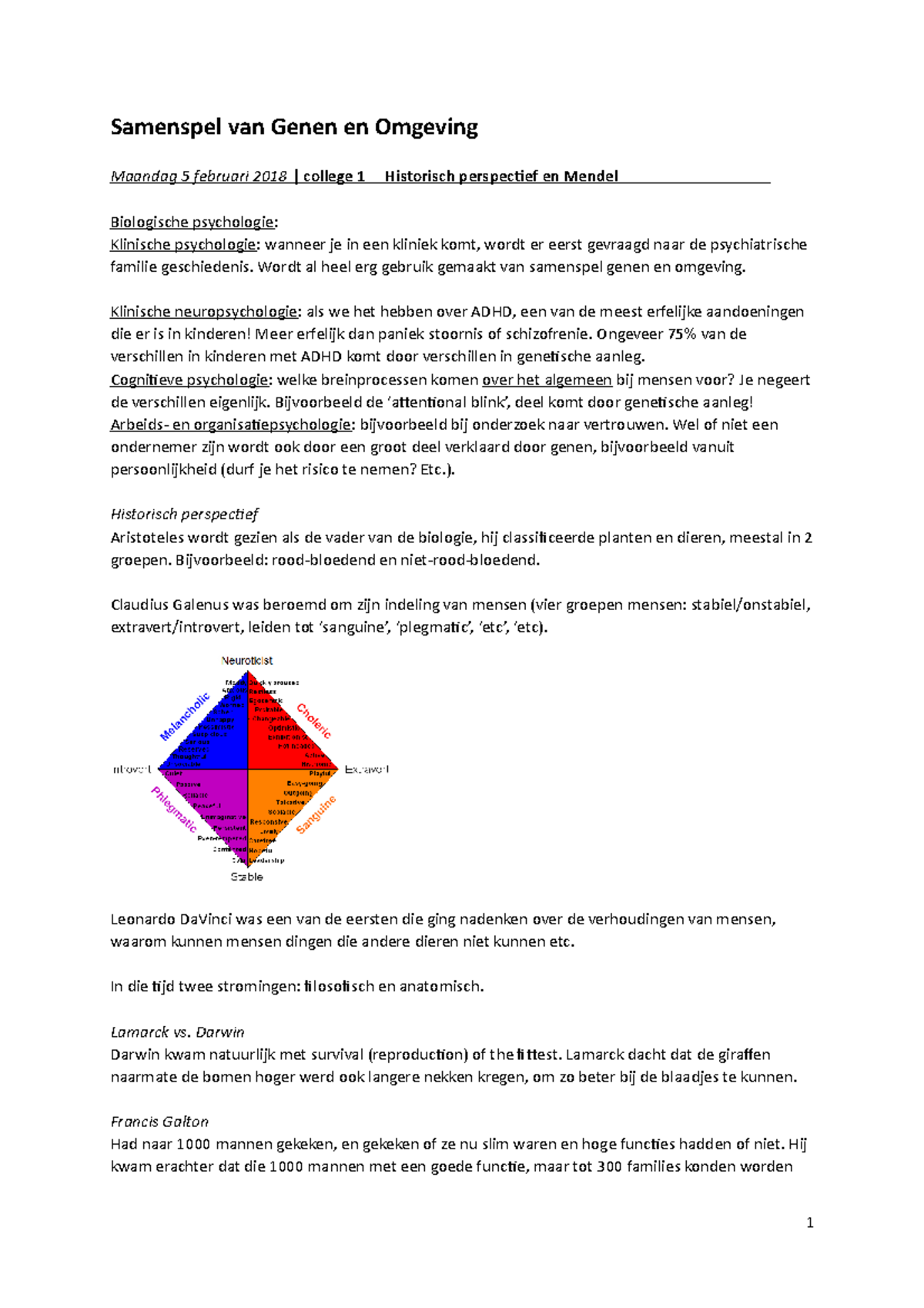 Samenspel van Genen en Omgeving - Samenspel van Genen en Omgeving ...