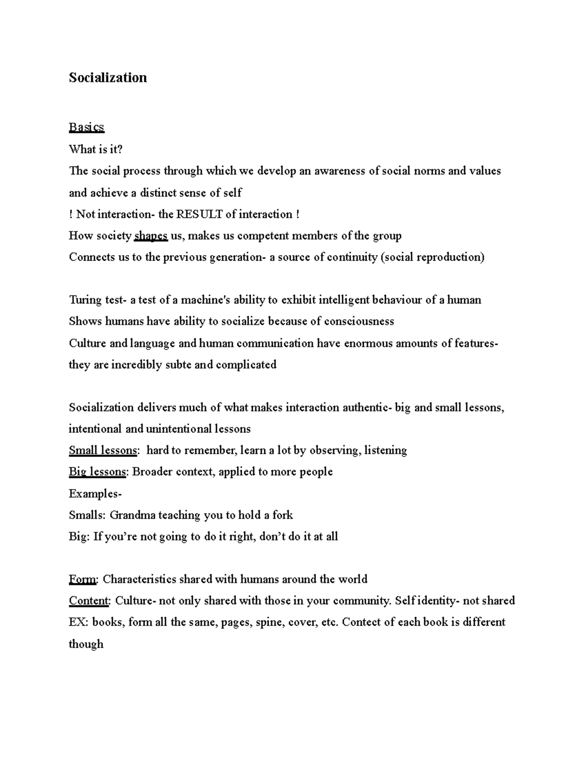 Socialization in Sociology - Socialization Basics What is it? The ...