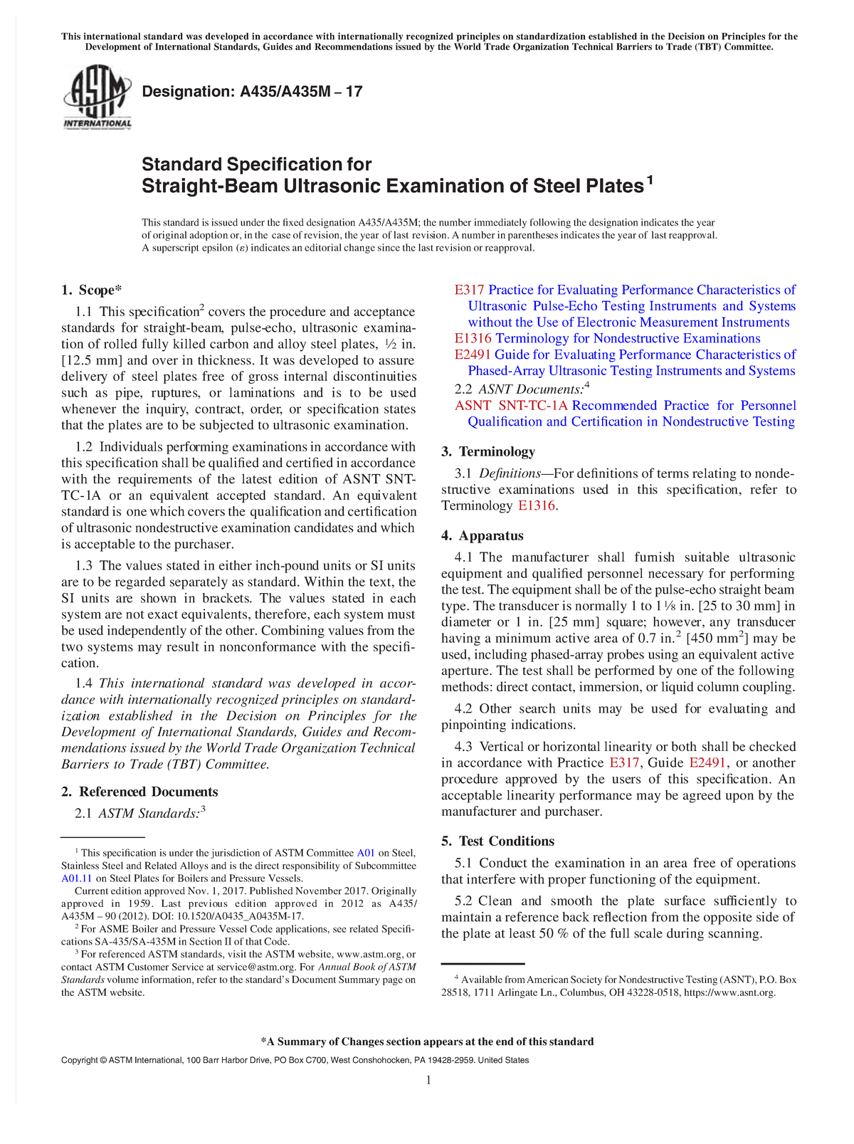 ASTM code practice for testing - Designation: A435/A435MDesignation ...