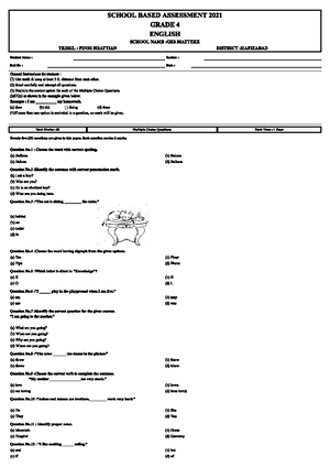 General Knowledge Grade 1 Key 2021 - Keys and Rubrics of General ...