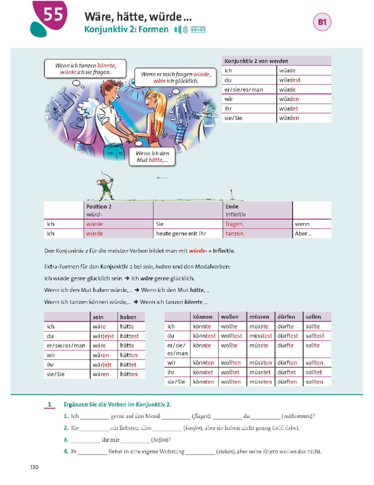 GR - Kopiervorlage von Lektion 9 Linie 1 B1 - Linie 1 B Arbeitsblätter ...
