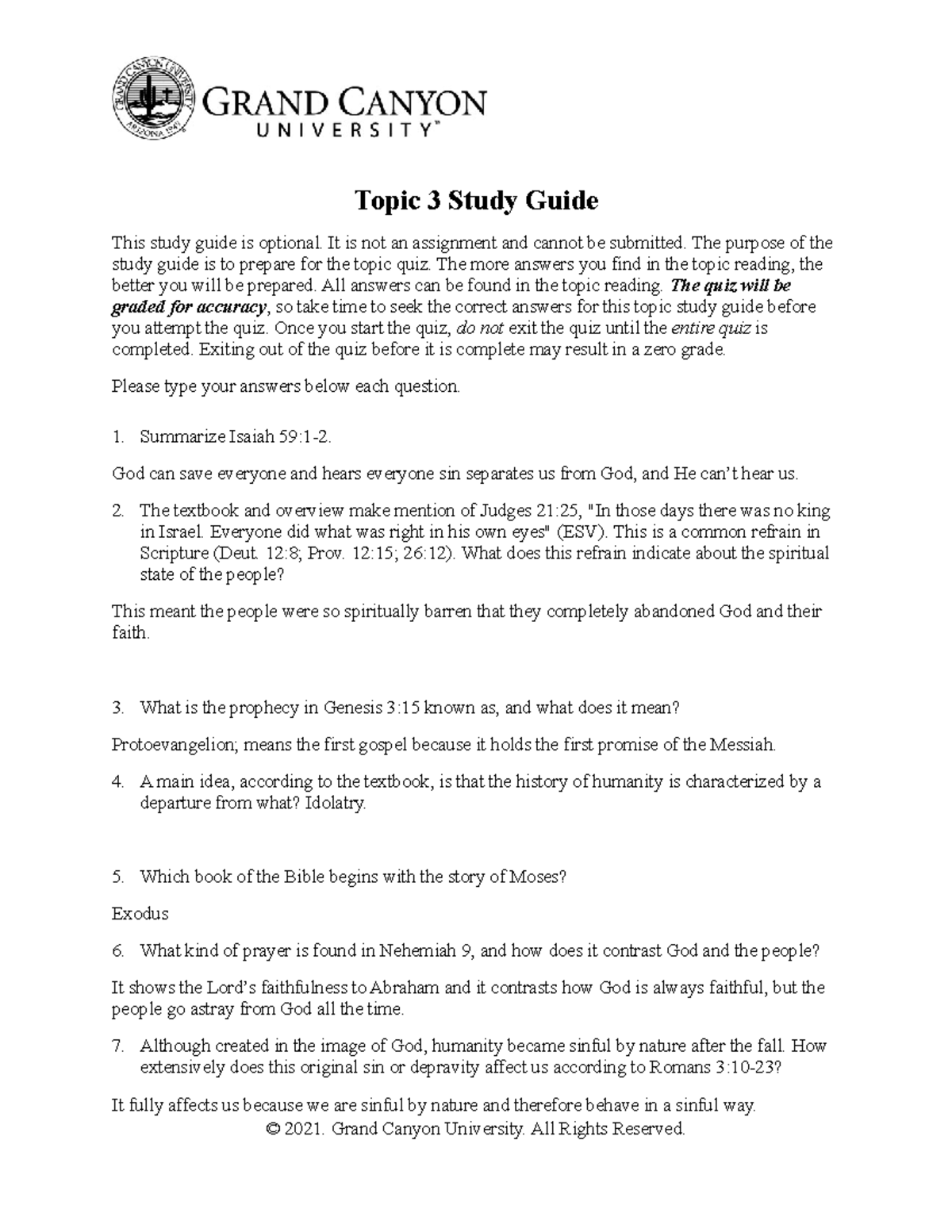 CWV 101 301 RS T3Study Guide Online - Topic 3 Study Guide This study ...