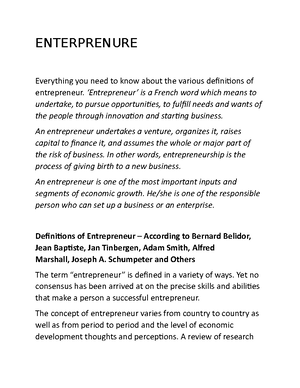 Enterprenur 10 - entrepreneur topics explained - Entrepreneurship helps ...