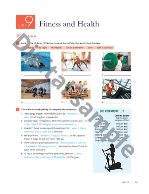 Connectivity FND U7 - Workbook Sample - U N I T 7 Free Time and Chores ...