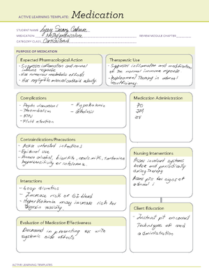 ATI REMEDIATION - NUR2220 - ACTIVE LEARNING TEMPLATES Diagnostic ...