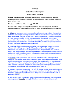 Developmental Analysis-Childhood and Adolescence Assignment ...