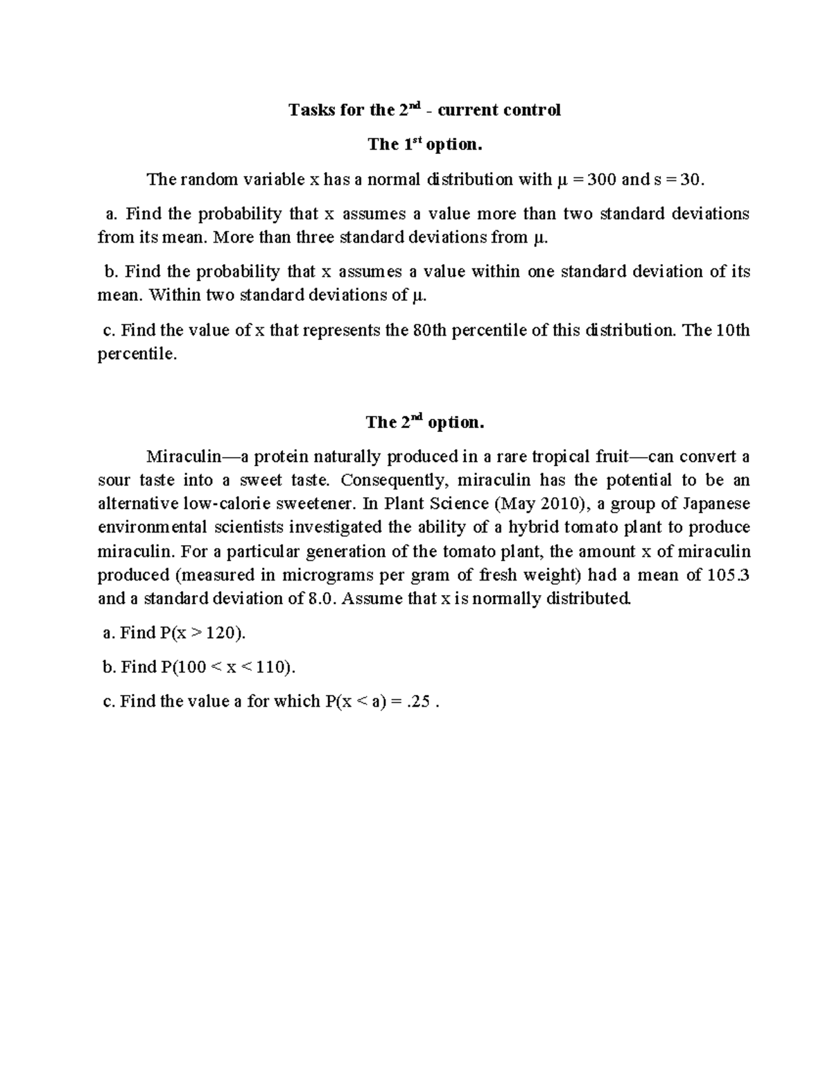 Tasks for 2 current control - Tasks for the 2nd - current control The ...