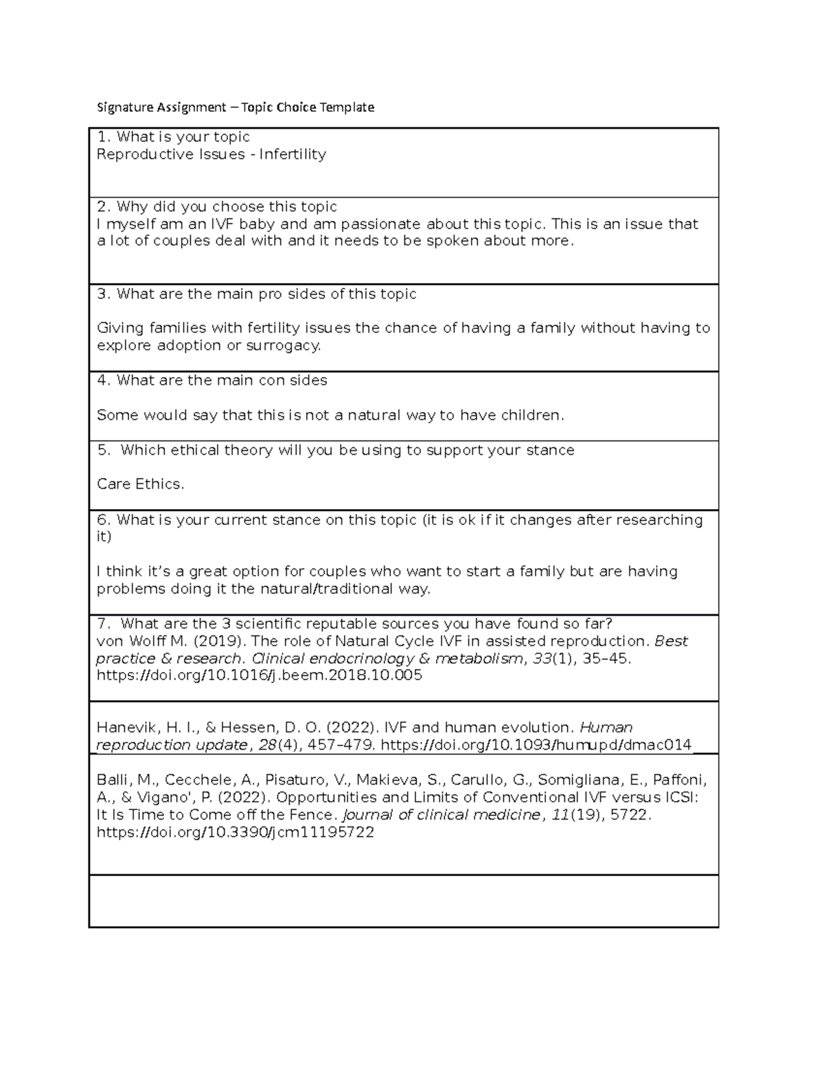 Signature Assignment topic choice template-1 - Signature Assignment ...