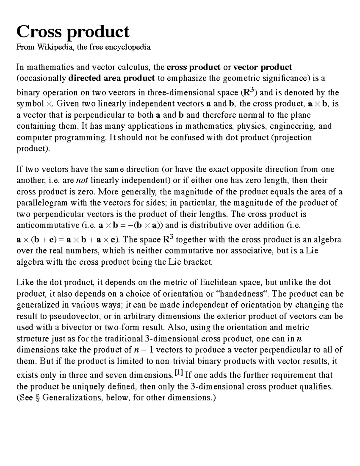 FILE 20210923 183240 Cross Product Wiki - Cross product From Wikipedia ...