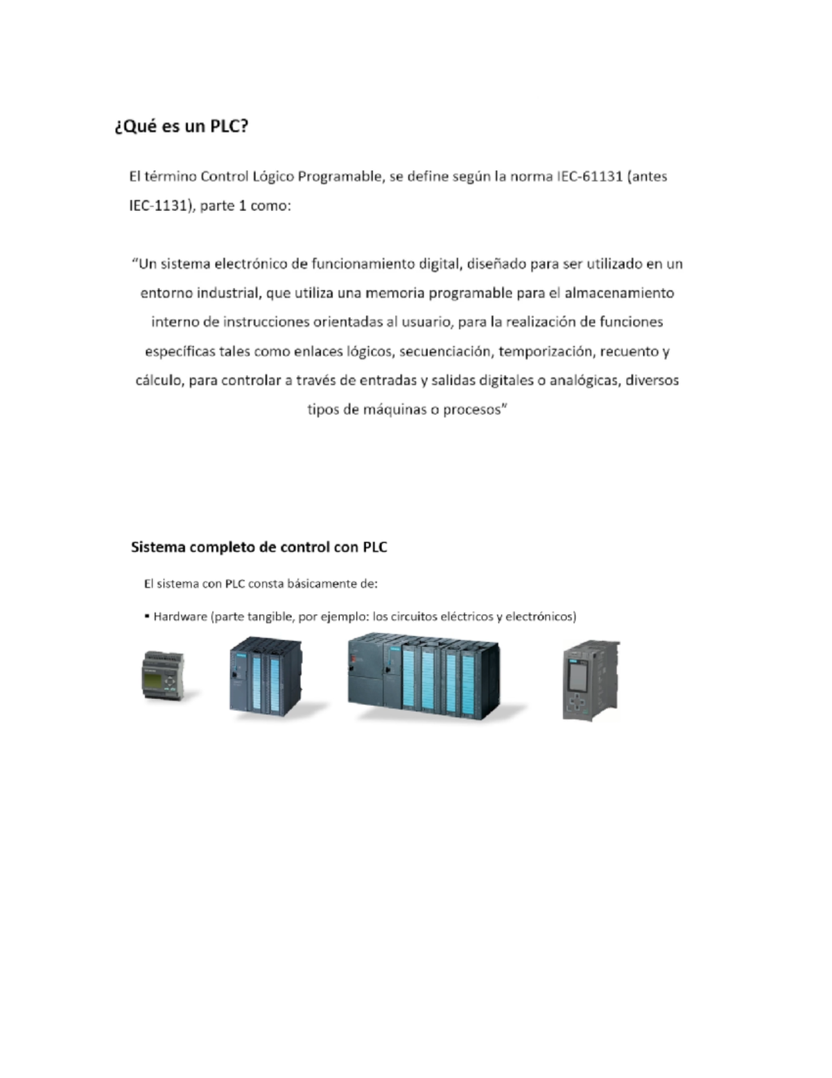 PLC STEP 7 Festo - Lectura sobre los componentes de electroneumatica y ...