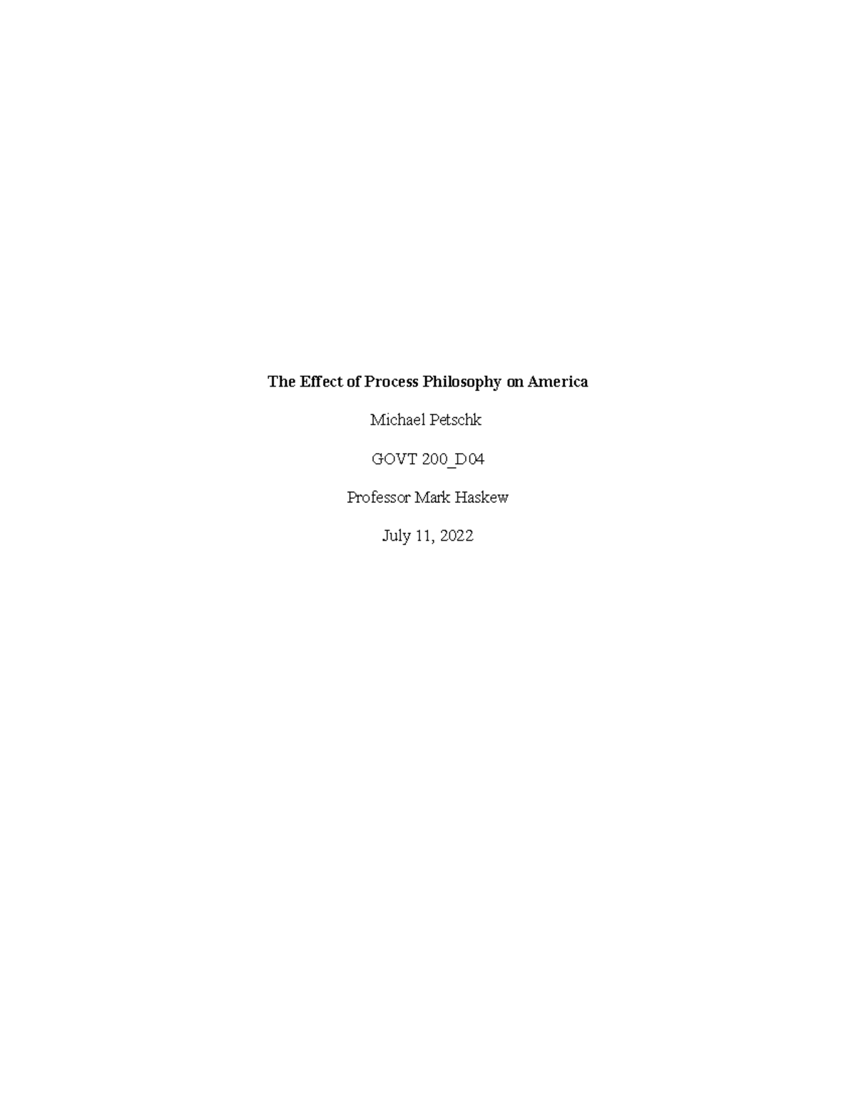 Process Philosophy - ” (Ferdon, 2019). As Romanticism-Transcendentalism ...