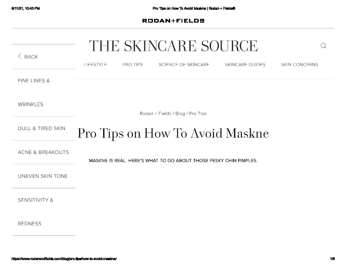 R+F Mask Pro tips - How to use masks - BULE 303 - Studocu