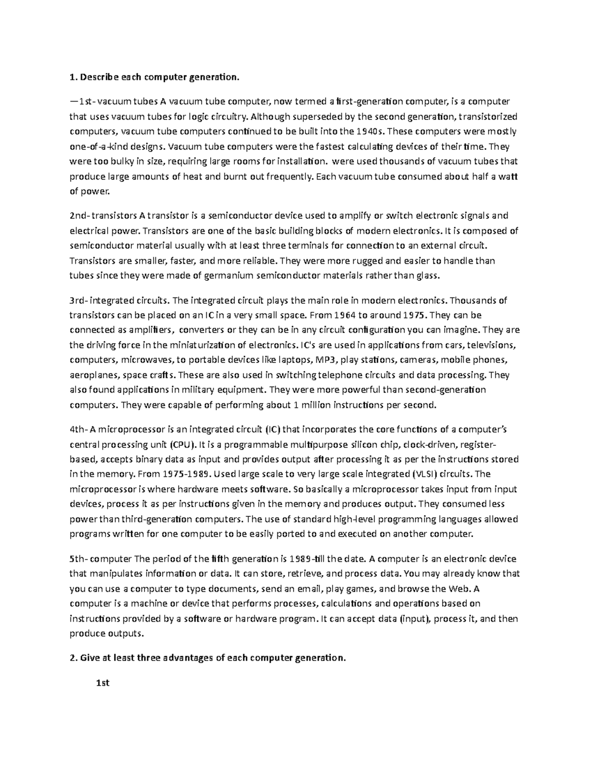 Living in it 2 - This is a course regarding Technology, its definition ...