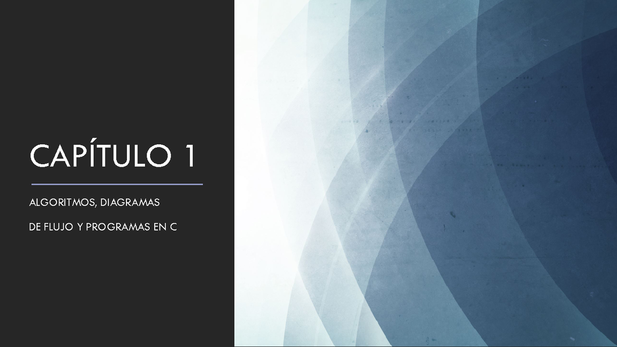 Diagramas de flujo de estructuras algorítmicas jsjsjw - CAPÍTULO 1 ...