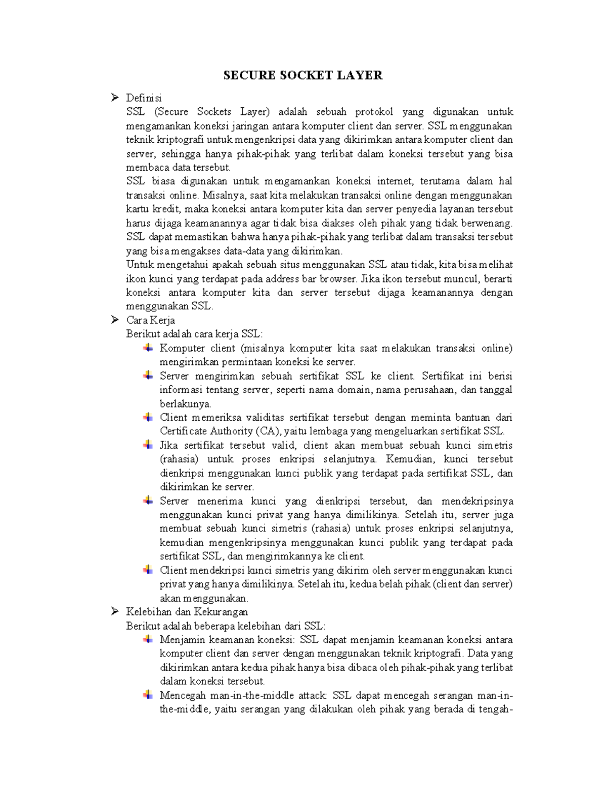 Resume Secure Sockets Layer - SECURE SOCKET LAYER Definisi SSL (Secure ...