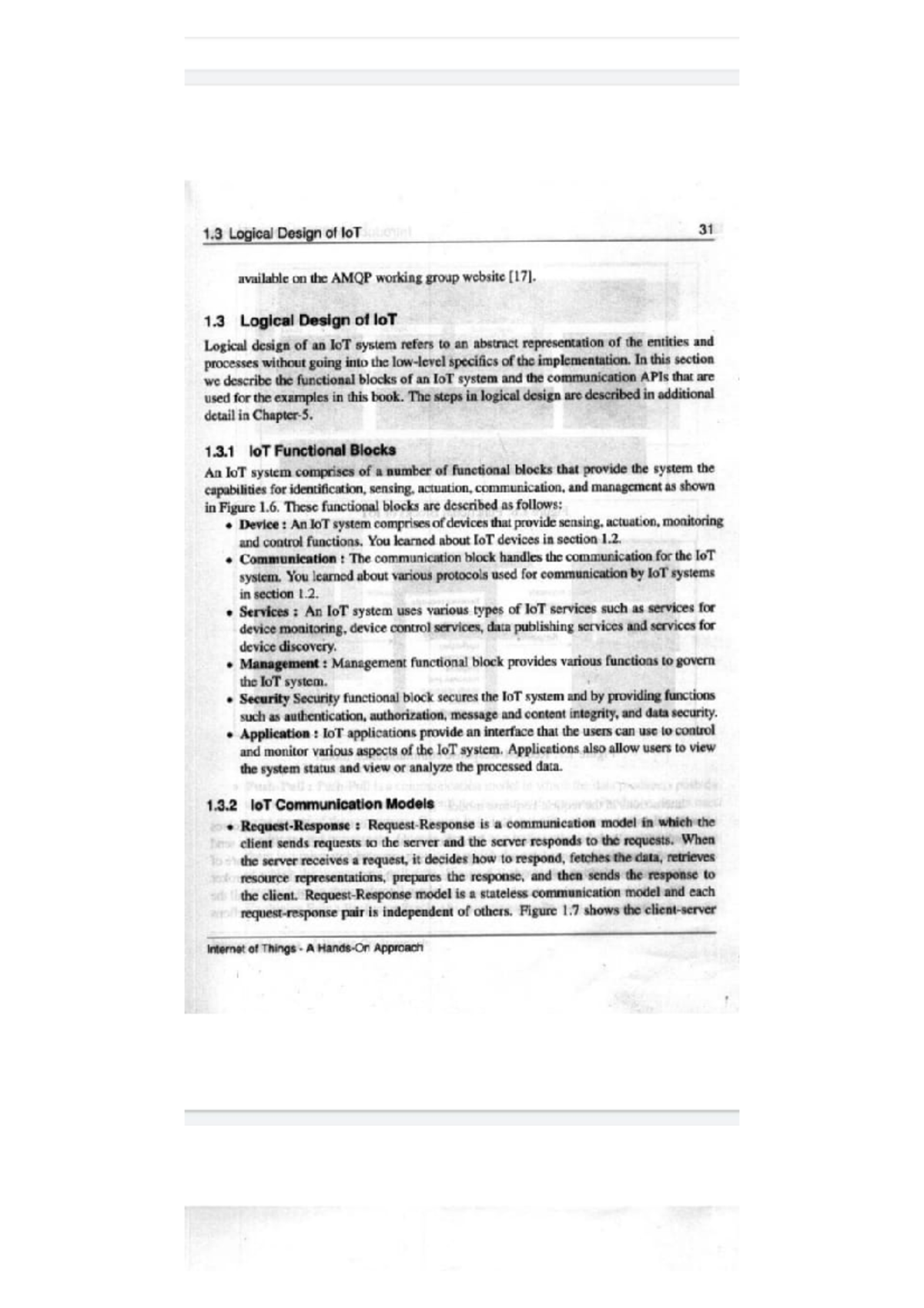 Logical Design - Introduction to IoT - Studocu