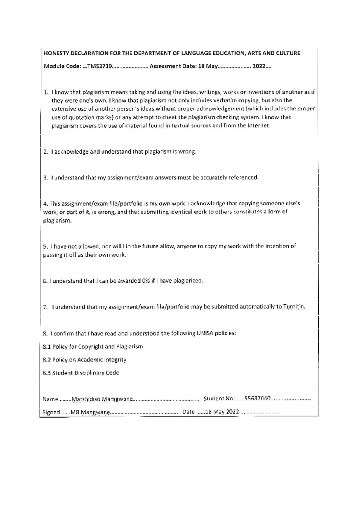 TMS3719 55687040 ass1 - TMS3719 - Studocu