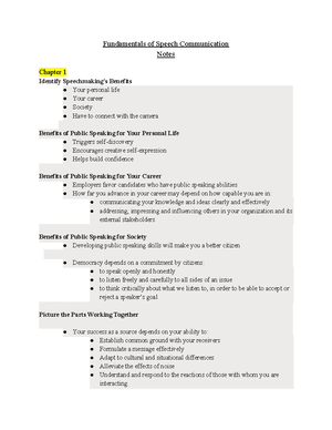 Informative speech outline for COMM class - Joshua Hedonukun Professor ...