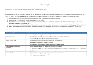 TPRV 2502 Assignment 2 - Module Code: TPRV Module Title: Teaching ...
