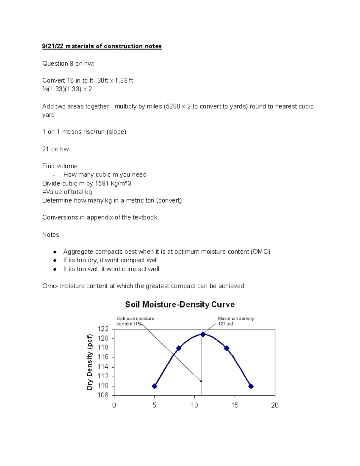 9 21 22 materials of construction notes - 9/21/22 materials of ...