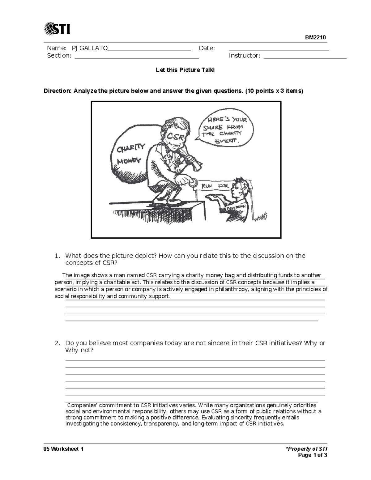 05 Worksheet 1(2) Gallato - BM 05 Worksheet 1 *Property of STI Page 1 ...