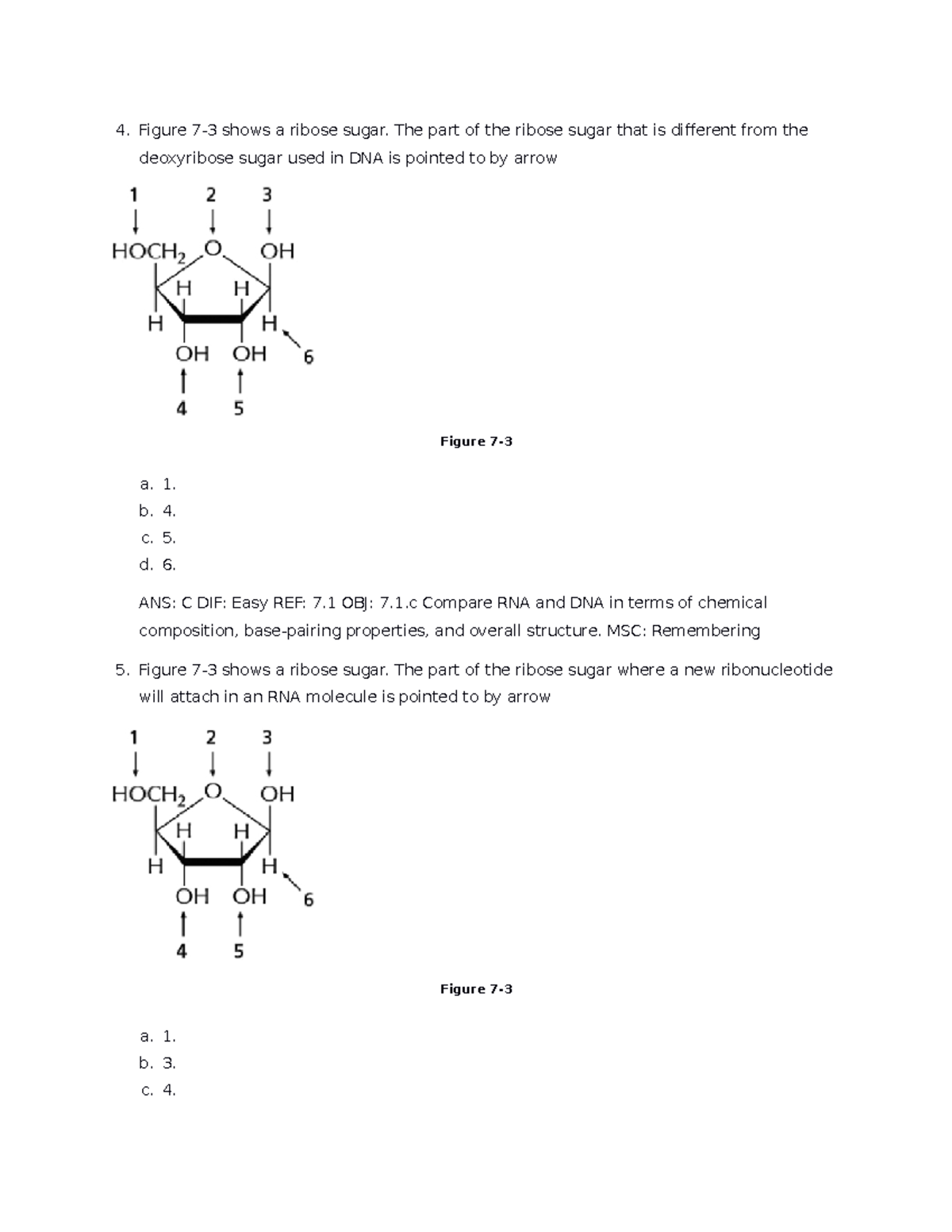 Chapter 3 - practice questions given for midterm - Chm 344 - Concordia ...
