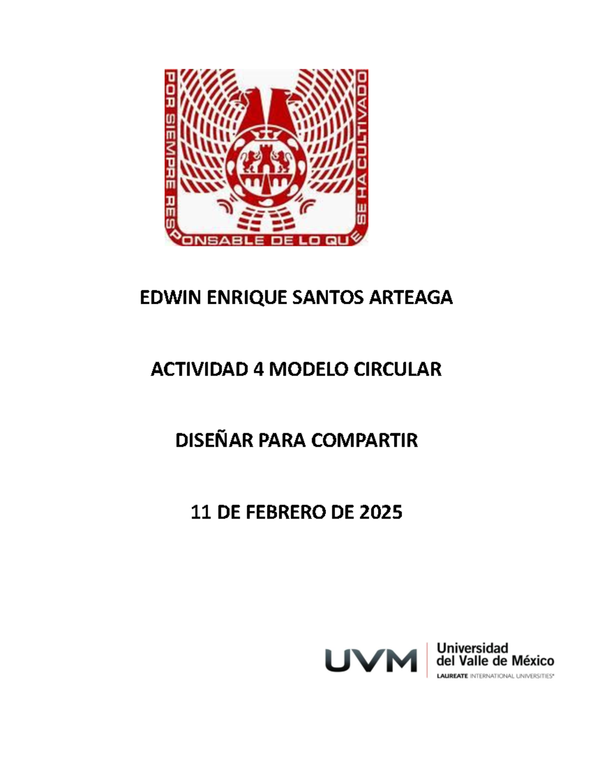 ACT 4 Modelo Circular ESA ESA - EDWIN ENRIQUE SANTOS ARTEAGA ACTIVIDAD ...