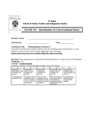 Full Mihi Resource - Putting Together a Mihi for a Hui 1 Tauparapara ...