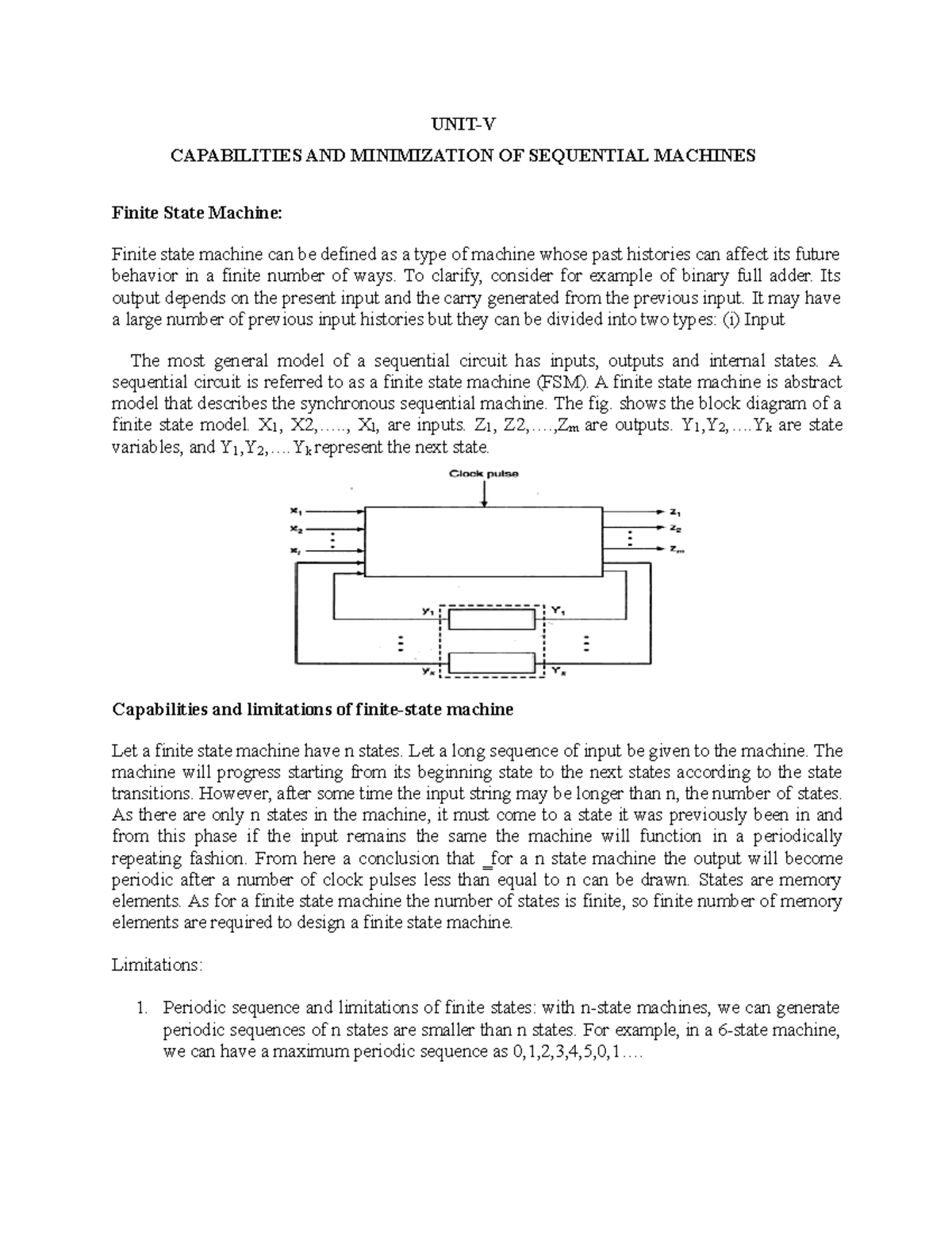 Digital System Design - Capabilities AND Minimization OF Sequential ...