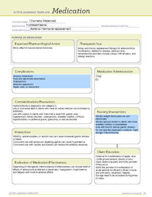 Levothyroxine - med card - ACTIVE LEARNING TEMPLATES THERAPEUTIC ...