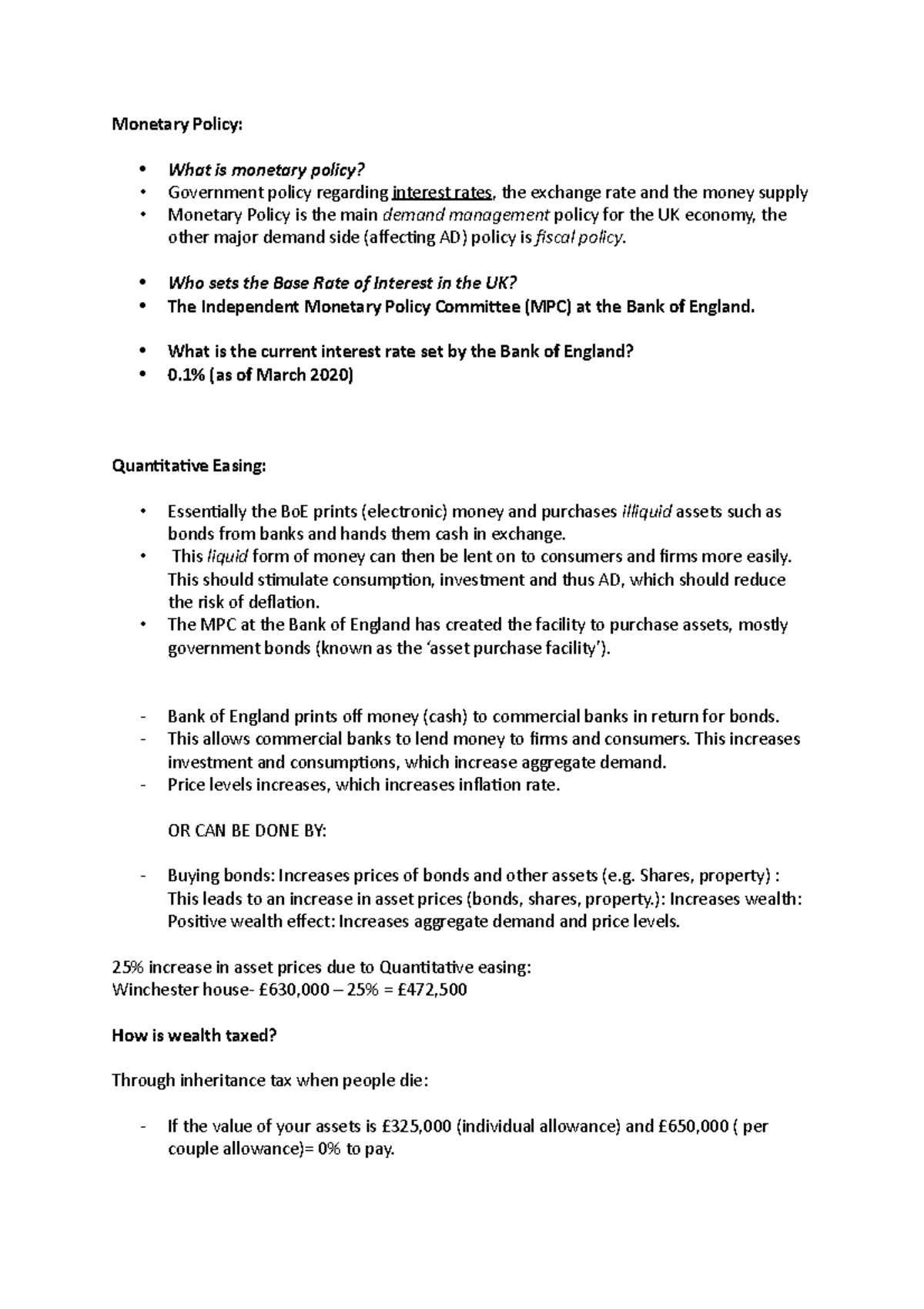 Quantative Easing - Monetary Policy: What is monetary policy ...