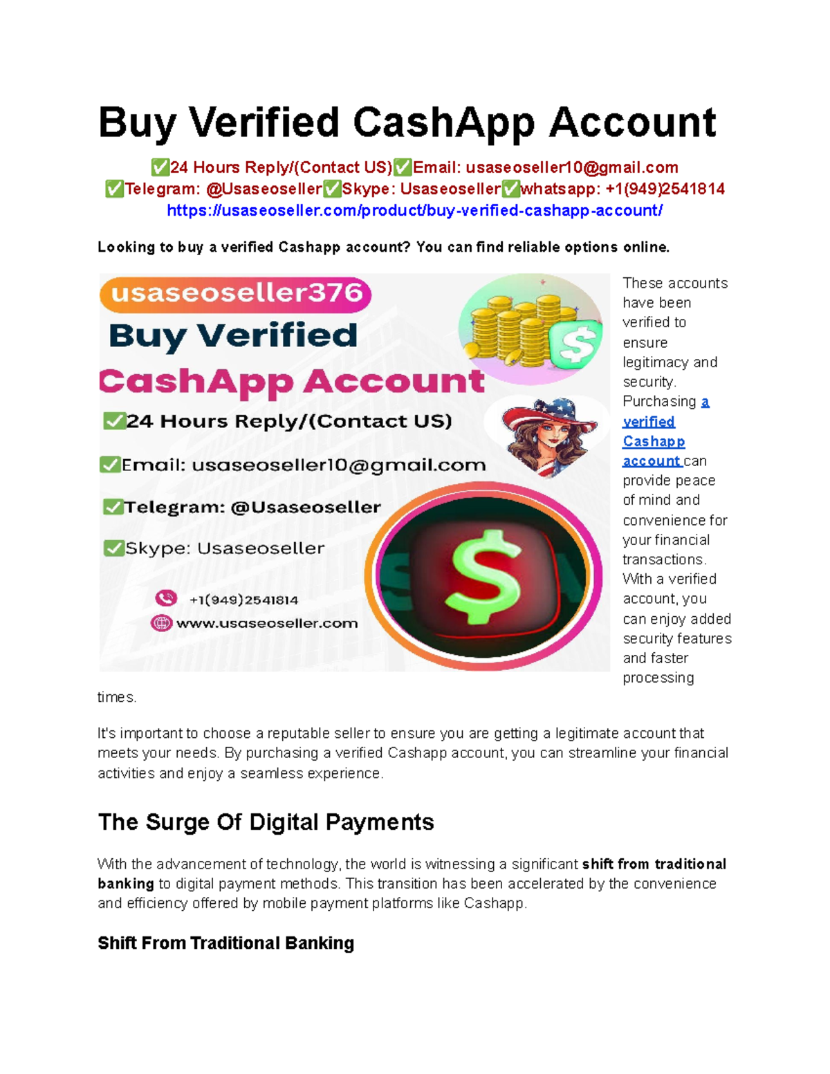 Buy Verified Cash App Account - Buy Verified CashApp Account 24 Hours ...