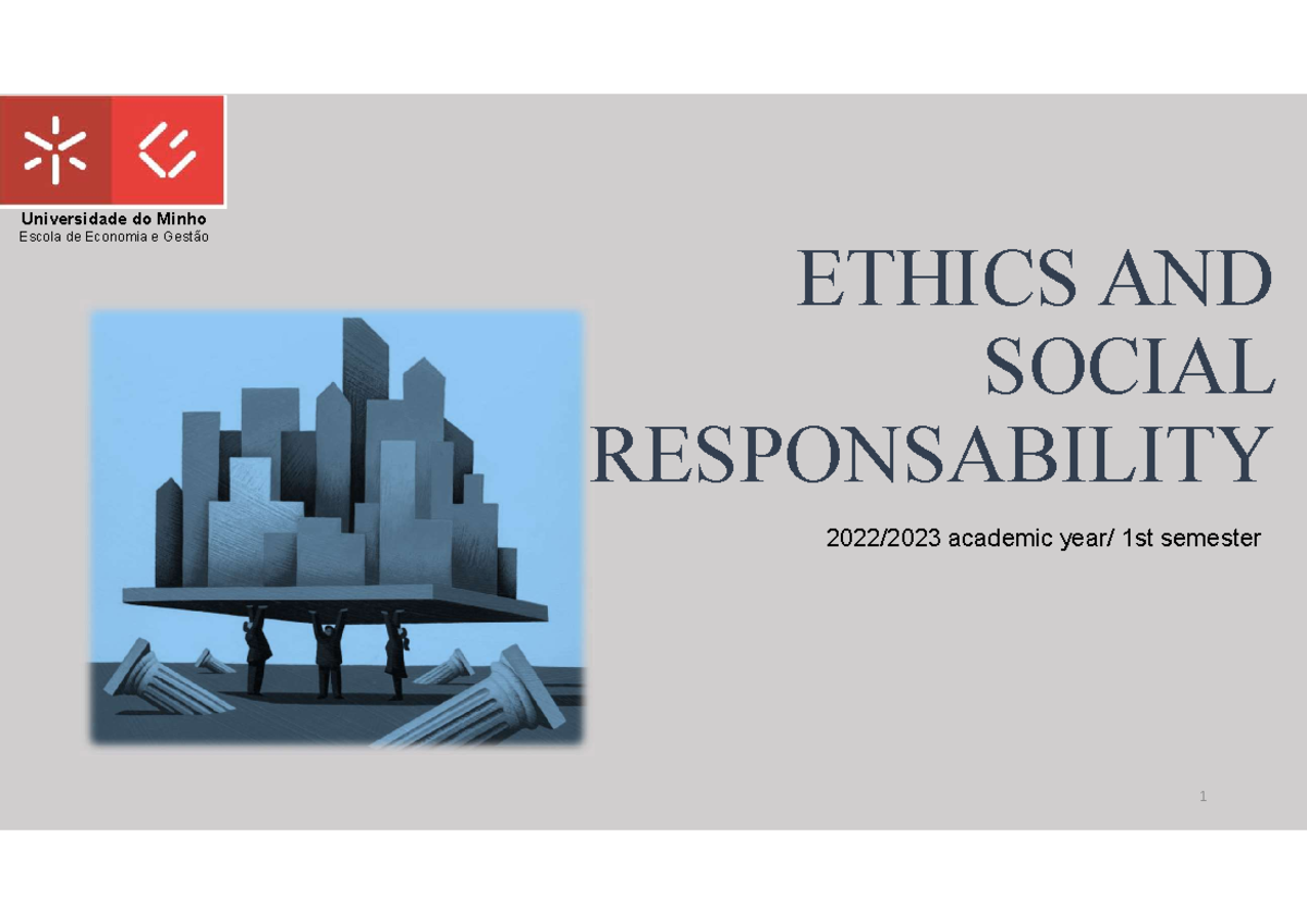 PPT lesson n Âº 1 - Power points utilizados nas aulas - ETHICS AND ...
