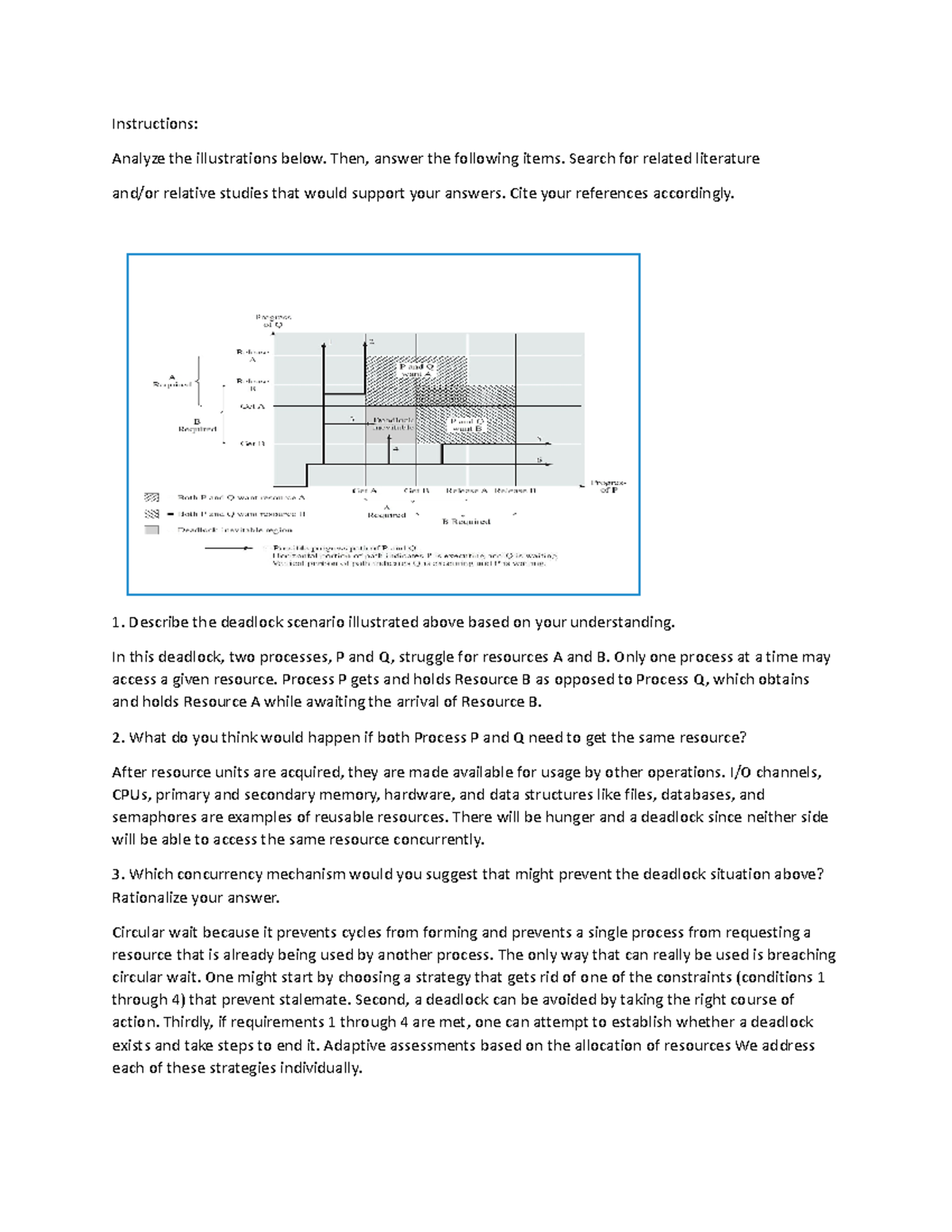 TP OS - Task Performance - Instructions: Analyze the illustrations below. Then, answer the ...