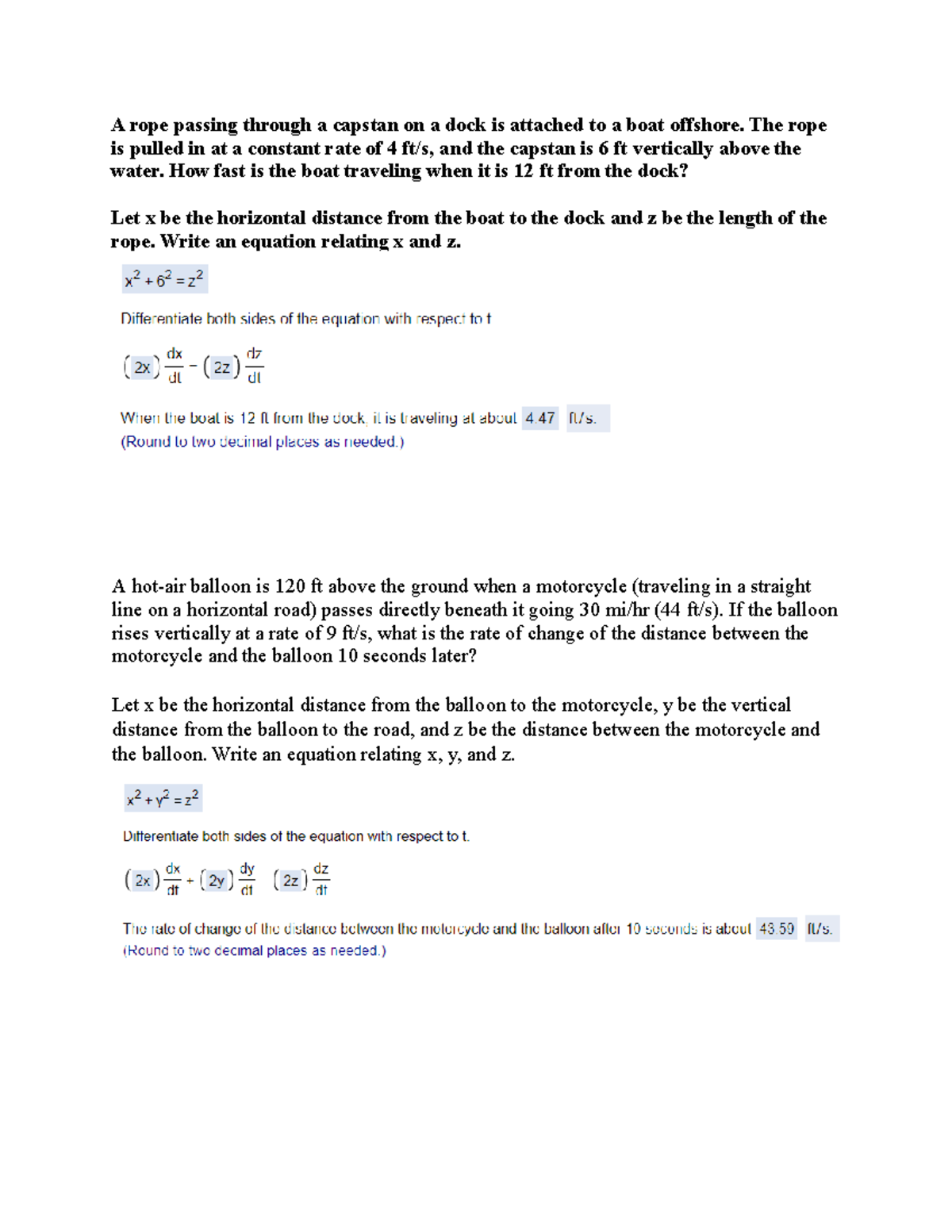 HW Section 13 - Teach by Prof.Weidong Chen - A rope passing through a capstan on a dock is ...