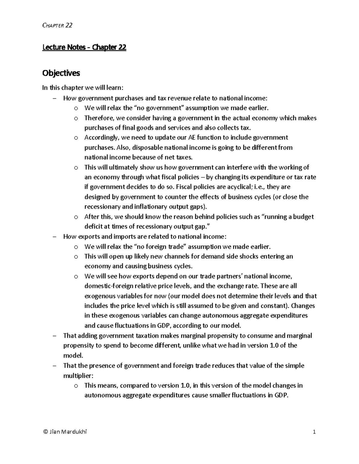 Chapter 22 - Student Notes - Warning: TT: undefined function: 23 ...