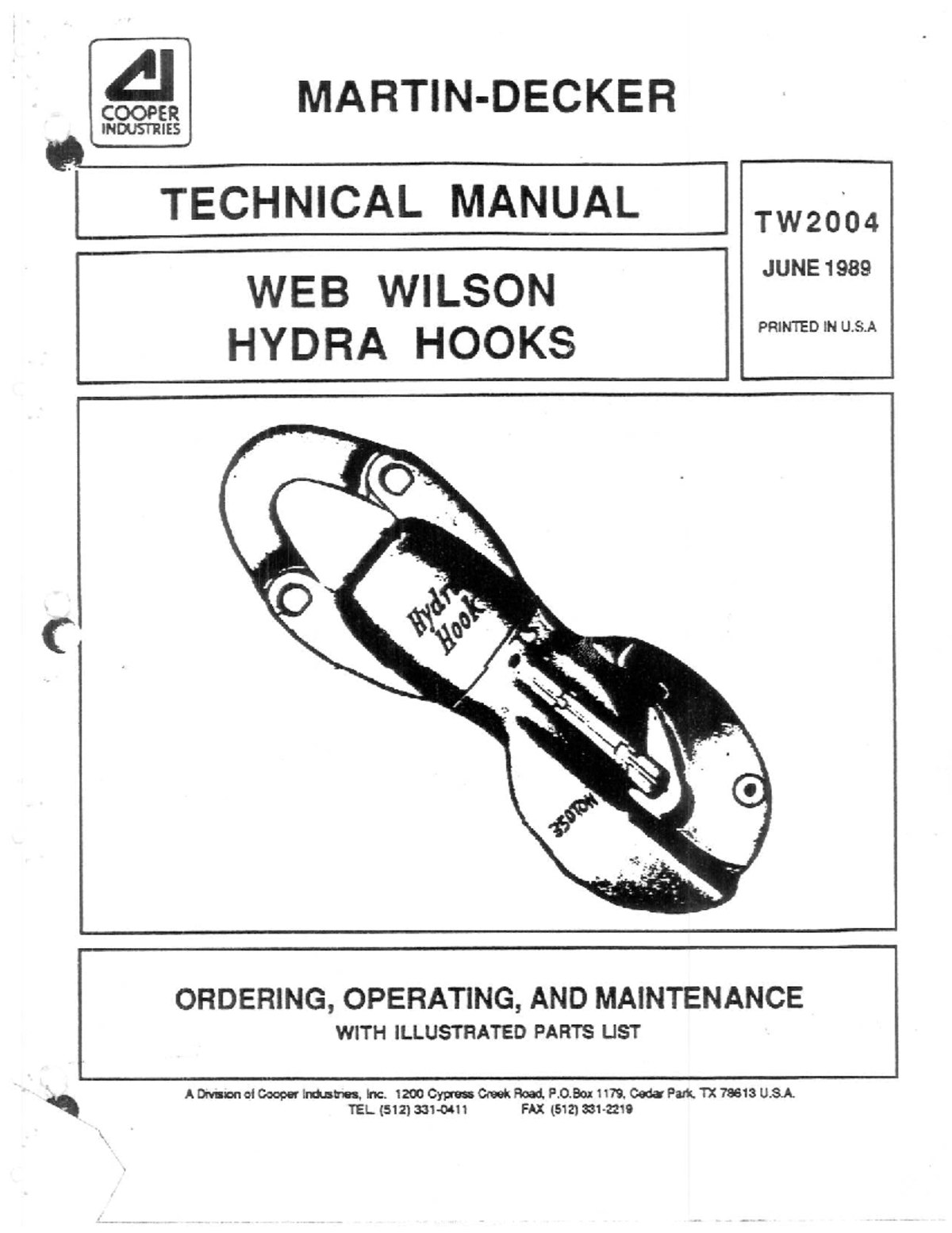 WEB Wilson Hydra HOOK - Bloque viajero y centrifuga - Ingenieria de ...