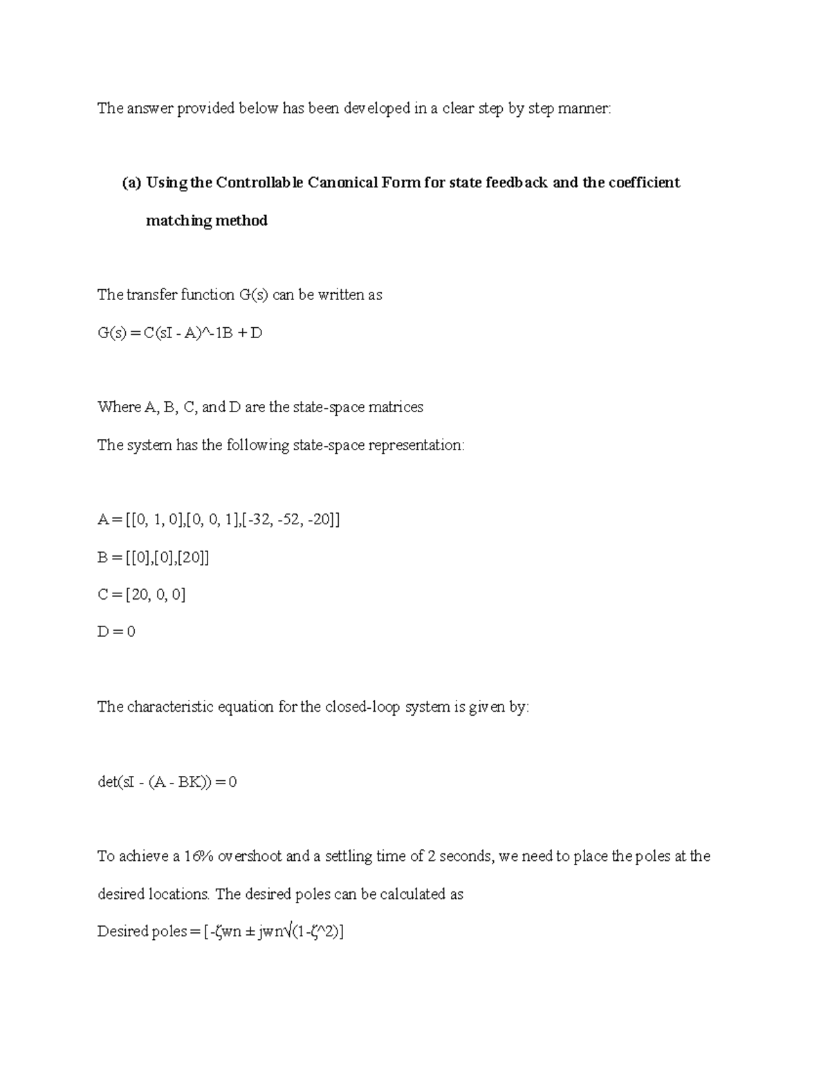 Problem-01 - The answer provided below has been developed in a clear ...