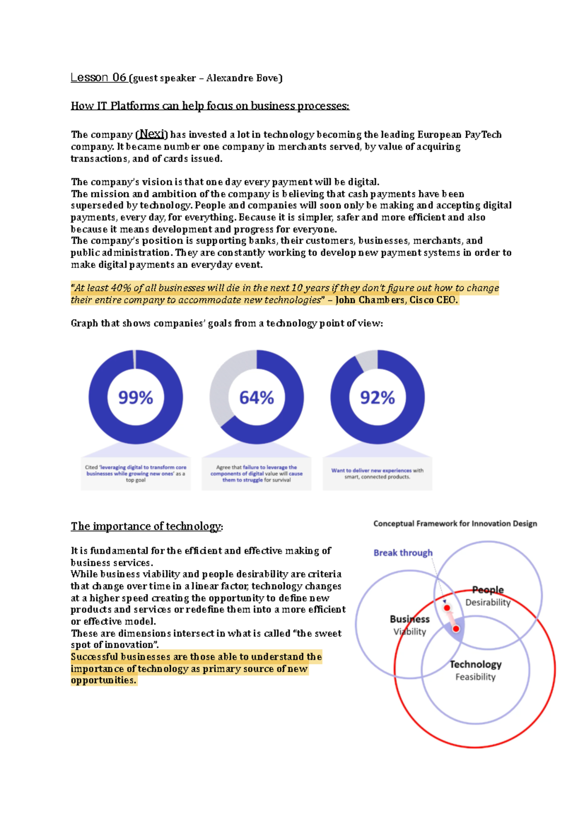 Lesson 06 guest speaker notes - Lesson 06 (guest speaker – Alexandre ...