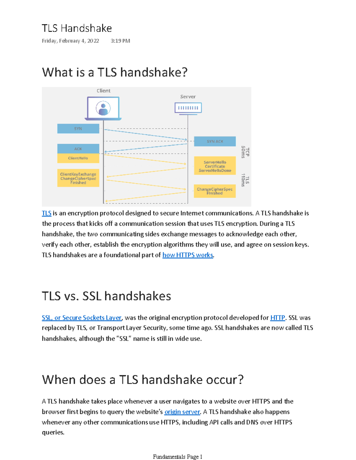 TLS Handshake - What is a TLS handshake? TLSis an encryption protocol ...