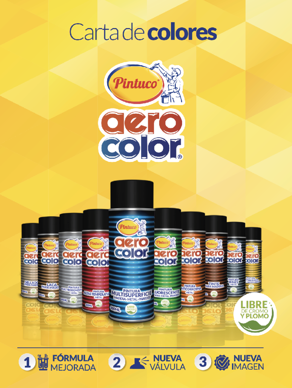 Carta-aerocolor - carta de colores aerosoles - Cartadecolores Pintuco ...