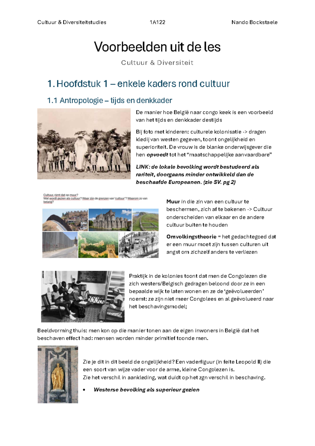 Cultuur en Diversiteit - lesvoorbeelden - Voorbeelden uit de les ...