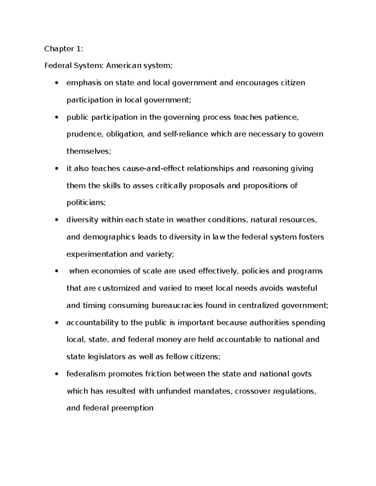 POL 301 Quiz 1 Terms Quiz Information Chapter 1 Federal System pol-301-quiz-1-terms-quiz-information-chapter-1-federal-system