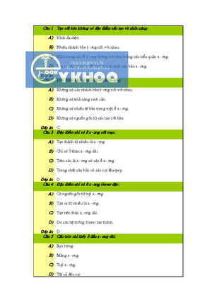 2000 câu trắc nghiệm sinh lí. - MþC LþC Chÿc n ng và ißu hòa chÿc n ng th¿n – hß thßng ti¿t ...